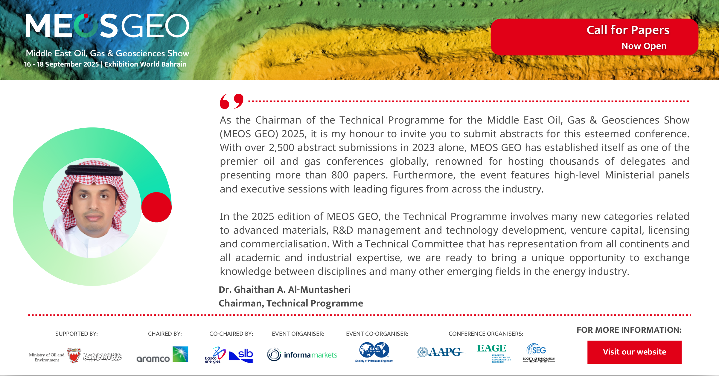 Call for Papers is OPEN NOW for MEOS GEO 2025 – Yujin Liu